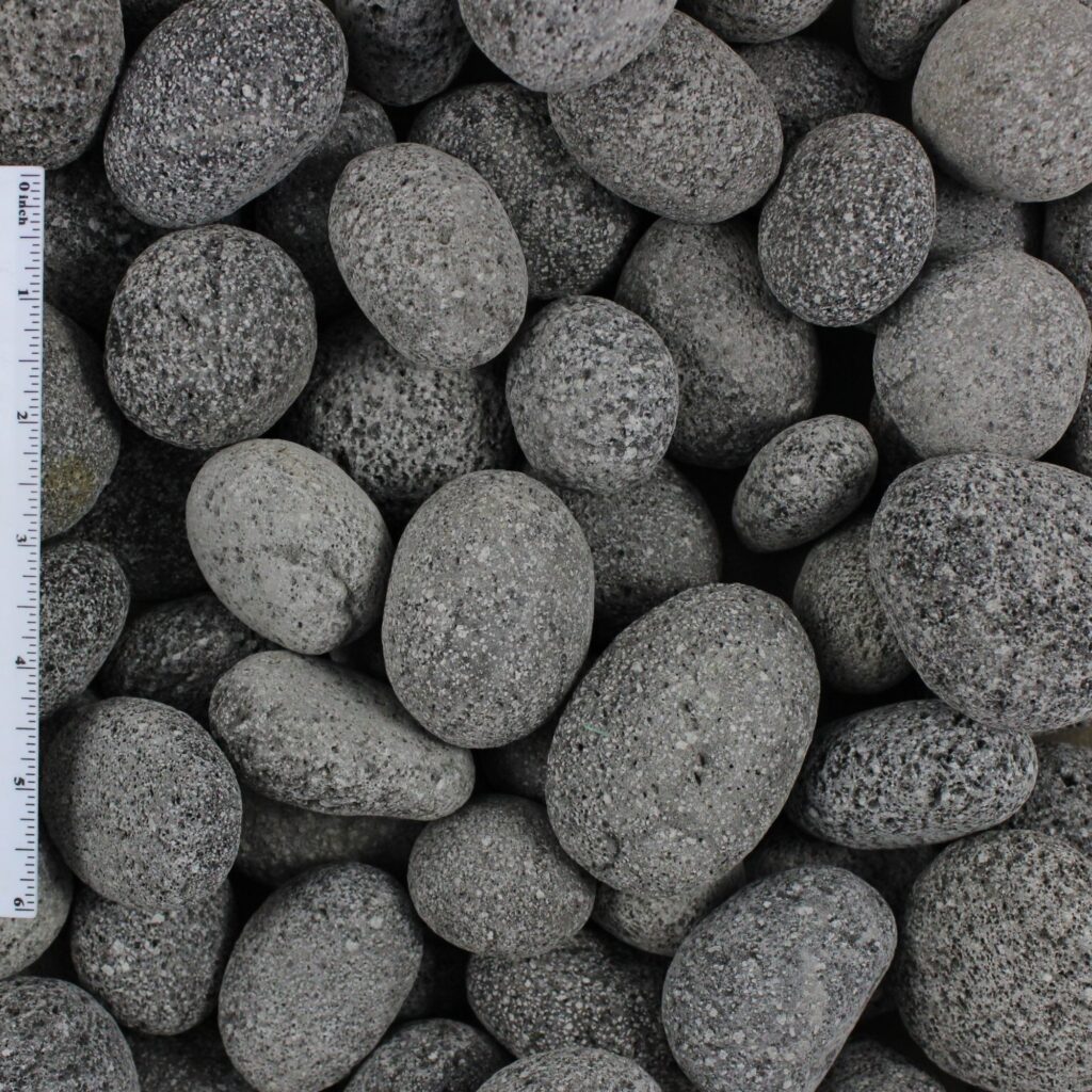 Shop Black Lava Pebbles for Landscaping | WSS