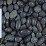Polished Black Mexican Beach Pebbles, Wholesale Stone